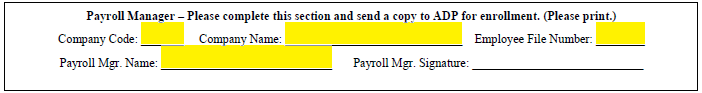 Free ADP Direct Deposit Authorization Form - PDF