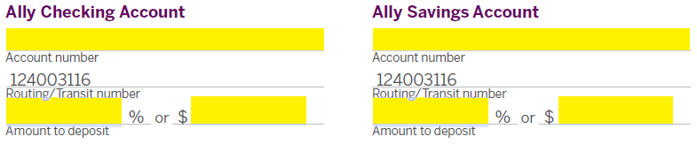 Free Ally Bank Direct Deposit Authorization Form - PDF