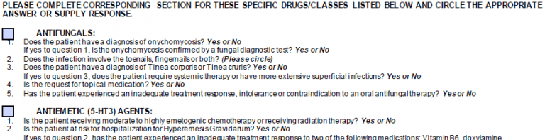 Free CVS Prior Prescription (Rx) Authorization Form - PDF