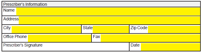 Free CIGNA Healthspring Prior Prescription (Rx) Authorization Form - PDF