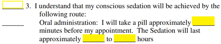 Free Conscious Sedation Consent Form - PDF