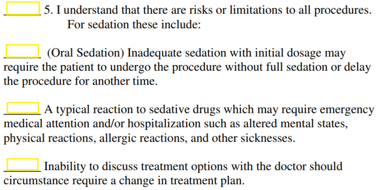 Free Conscious Sedation Consent Form - PDF