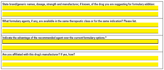 Free Emblem Health Prior Prescription (Rx) Authorization Form - PDF