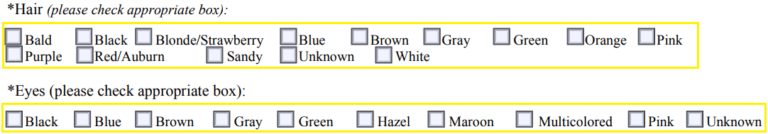 Free FBI Background Check Authorization – Form I-783 and FD-258 - PDF