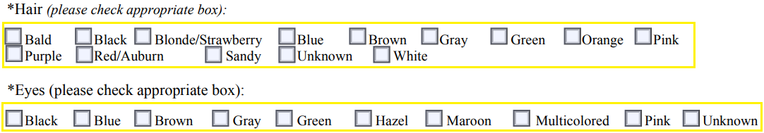 Free FBI Background Check Authorization – Form I-783 and FD-258 - PDF