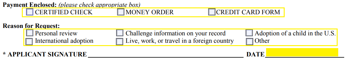 Free FBI Background Check Authorization – Form I-783 and FD-258 - PDF