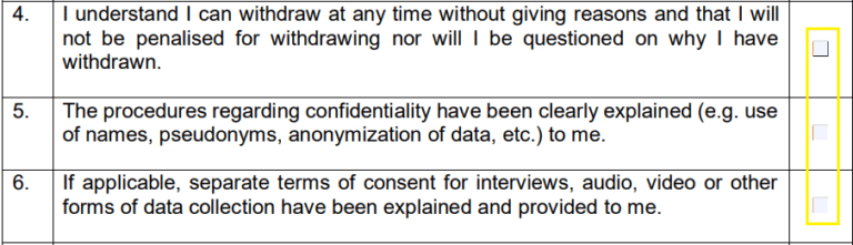 Free Informed Consent Form for Research – Example - PDF - Word