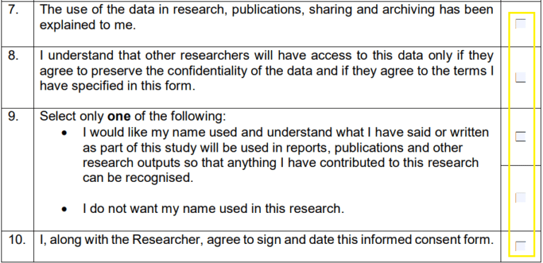 Free Informed Consent Form for Research – Example - PDF - Word