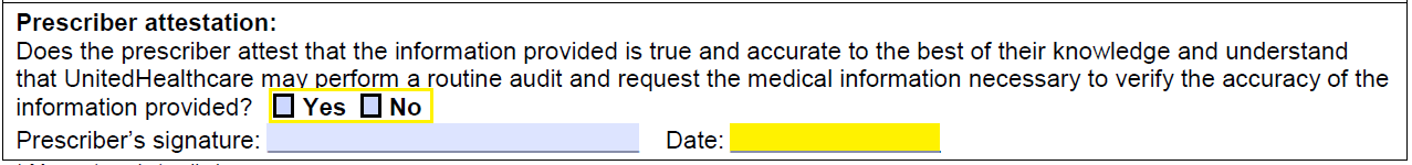 Free OptumRX Prior Prescription (Rx) Authorization Form - PDF