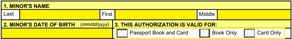 Free Passport Parental Consent Form DS-3053 - PDF