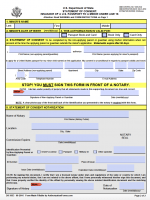 Free Passport Parental Consent Form DS-3053 - PDF