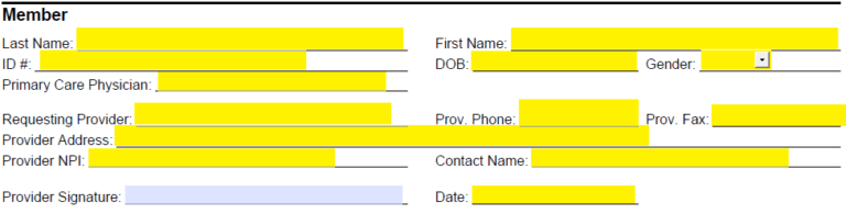 Free PriorityHealth Prior Prescription (Rx) Authorization Form - PDF