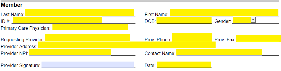 Free PriorityHealth Prior Prescription (Rx) Authorization Form - PDF