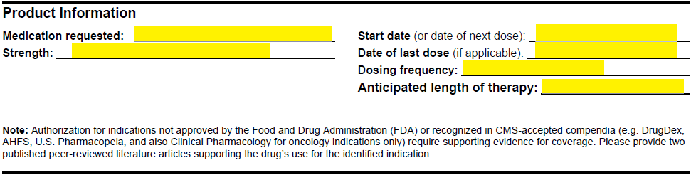Free PriorityHealth Prior Prescription (Rx) Authorization Form - PDF