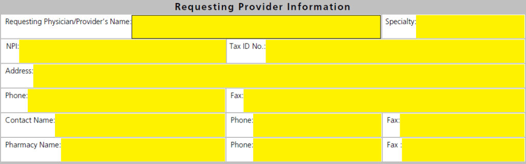 Free Providence Health Prior Prescription (Rx) Authorization Form - PDF