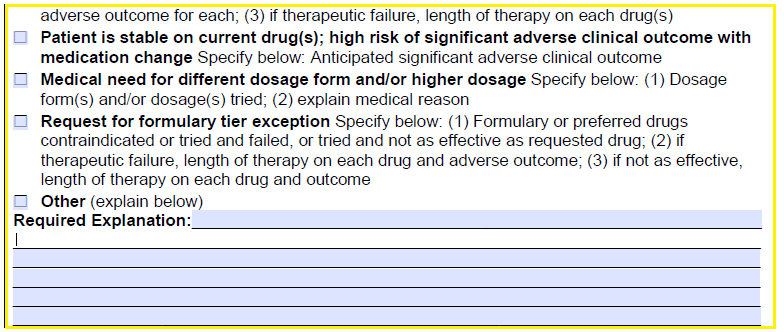 Free SilverScript Prior Prescription (Rx) Authorization Form - PDF