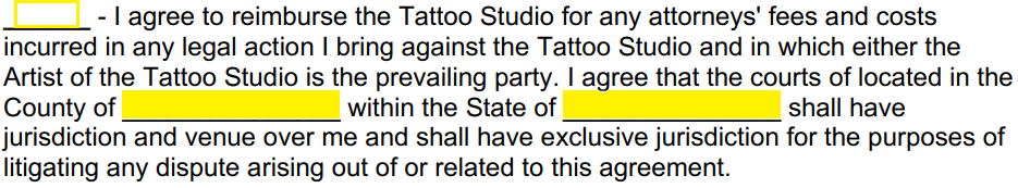 Free Tattoo Consent Form – For Adults and Minors - PDF