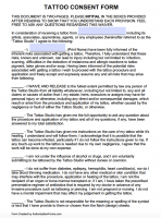 Free Tattoo Consent Form – For Adults and Minors - PDF