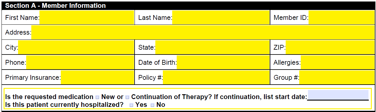 Free United Healthcare Prior Prescription (Rx) Authorization Form - PDF
