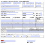 Free FBI Background Check Authorization – Form I-783 and FD-258 - PDF