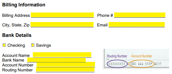 Free Recurring ACH Payment Authorization Form - PDF - Word