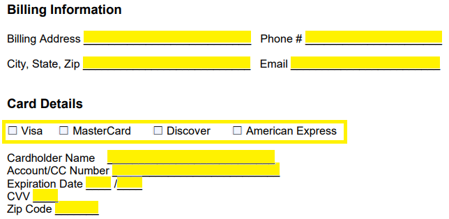 Free Recurring Credit Card Payment Authorization Form - PDF - Word Free Recurring Credit Card Payment Authorization Form - PDF - Word